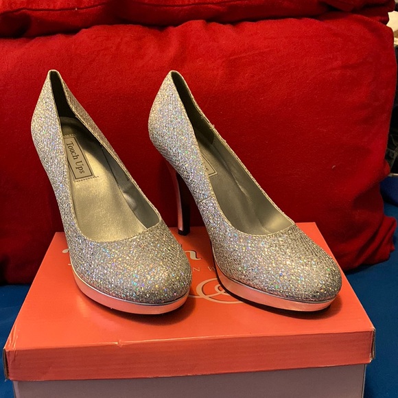 Touch Ups | Shoes | Silver Platform Heels | Poshmark
